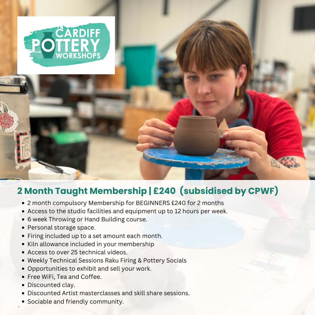 Pottery Membership — Cardiff Pottery Workshops Foundation